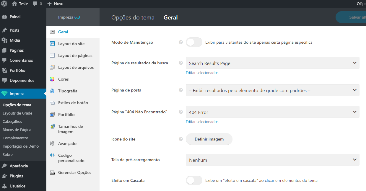 Tema Impreza Para WordPress - Tutorial Completo - Cursos7